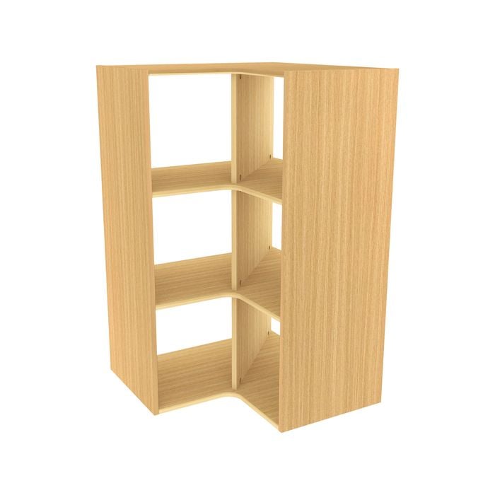 Lugna 1072 x 682 x 390mm Sand 3x2 Cube Corner Unit - Bunnings Australia