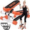 ADVWIN Mini Stepper Aerobic Stepper Machine with Resistance Bands 120KG ...