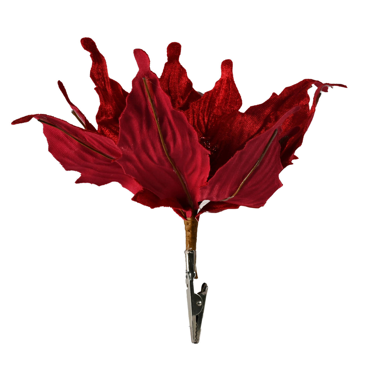 Mirabella Red Flower Clip Christmas Decoration - Bunnings New Zealand