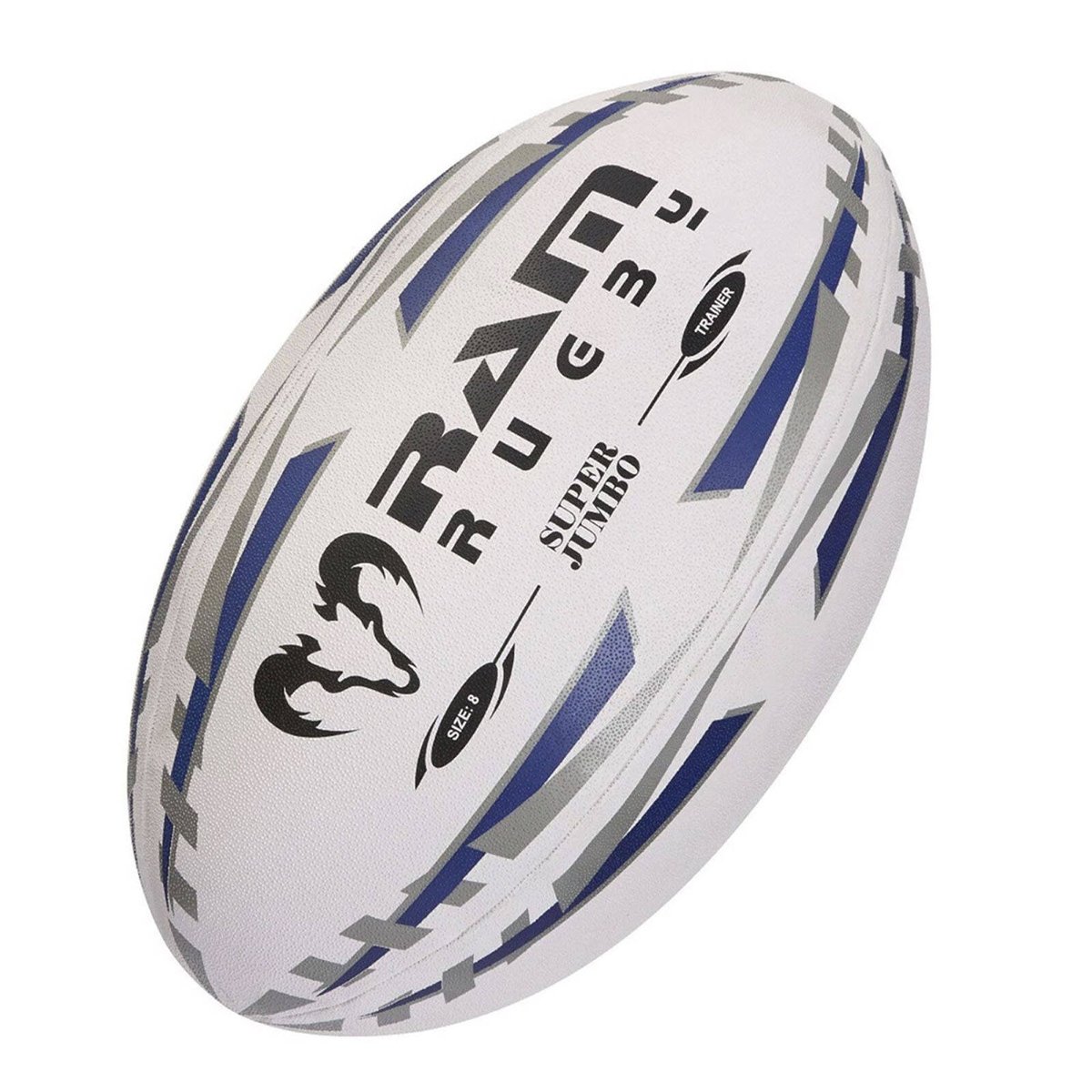 Ram Gripper Super Jumbo Rugby Ball - Size 8 - Bunnings Australia