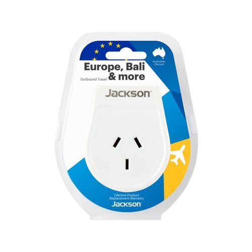 Jackson Europe Bali And More Outbound Travel Adaptor - Bunnings Australia