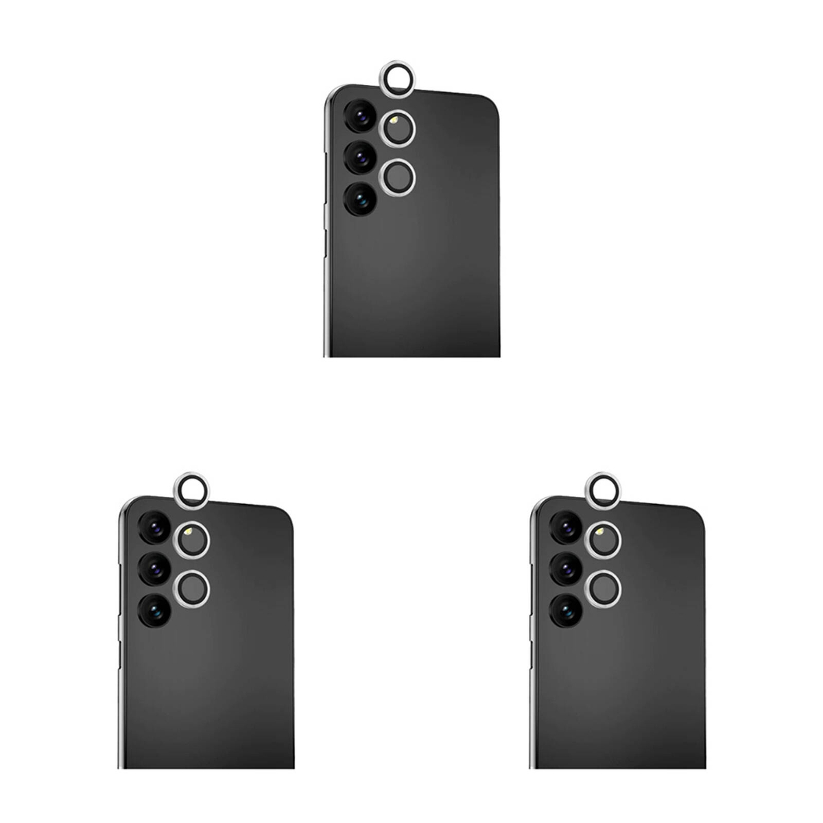 3PK 3sixT Camera Lens Protector For Samsung GS24+ w/ Application Kit ...
