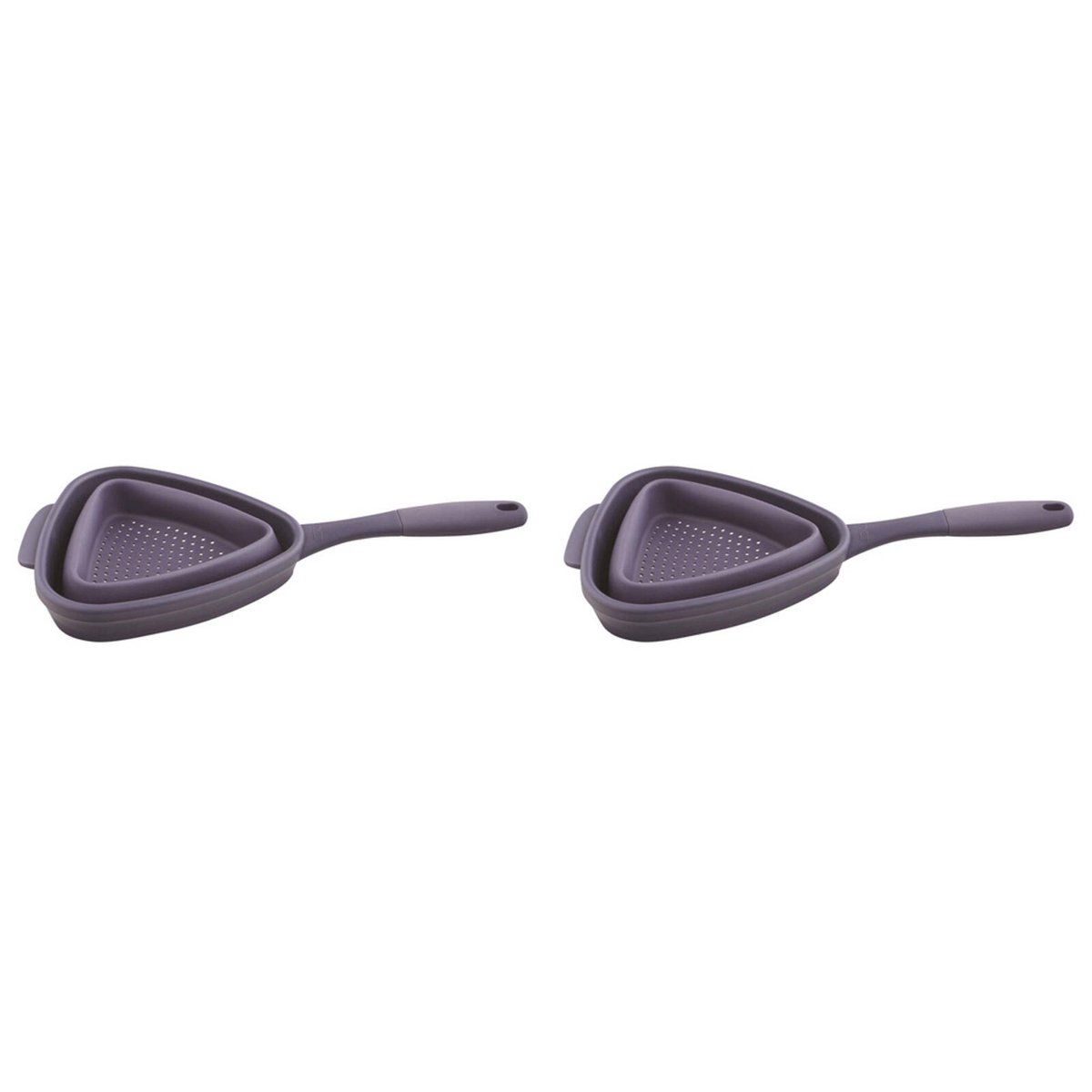 2PK Dexas Silicone 35.5cm Triangle Strainer Large - Purple - Bunnings ...