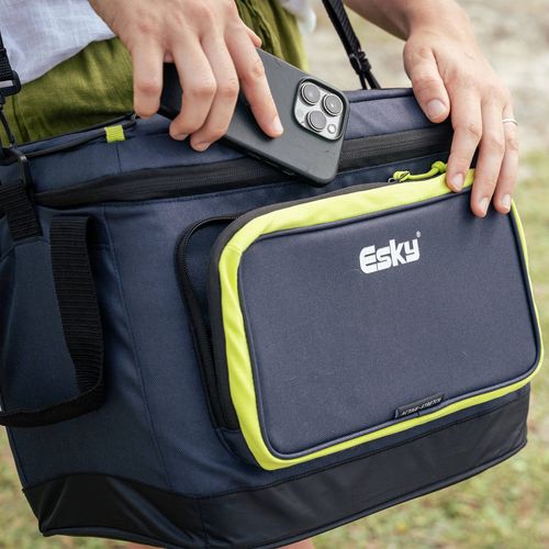 Esky 30 Can Navy Xpand Premium Soft Cooler - Bunnings Australia