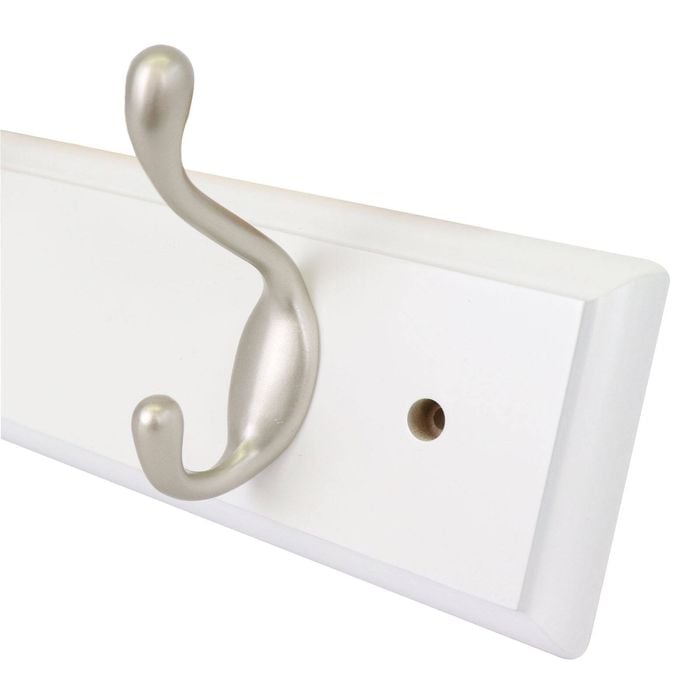 Adoored White Board 4 Hooks Coat Rack - Bunnings Australia