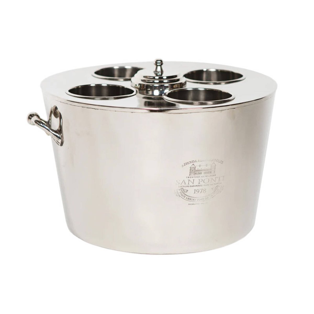 Ssh Collection San Ponti 4 Bottle Wine Cooler - Nickel - Bunnings Australia