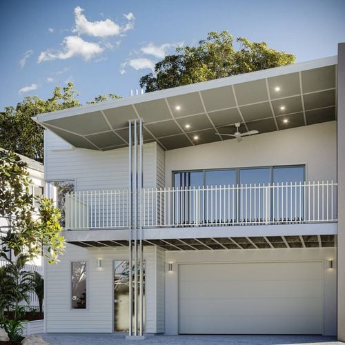 ProtectorAl 0901 - 1799mm W x 1050 mm H Surfmist Aluminium Batten ...