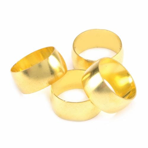 Instantor 15mm Brass Compression Ring - 4 Pack - Bunnings New Zealand
