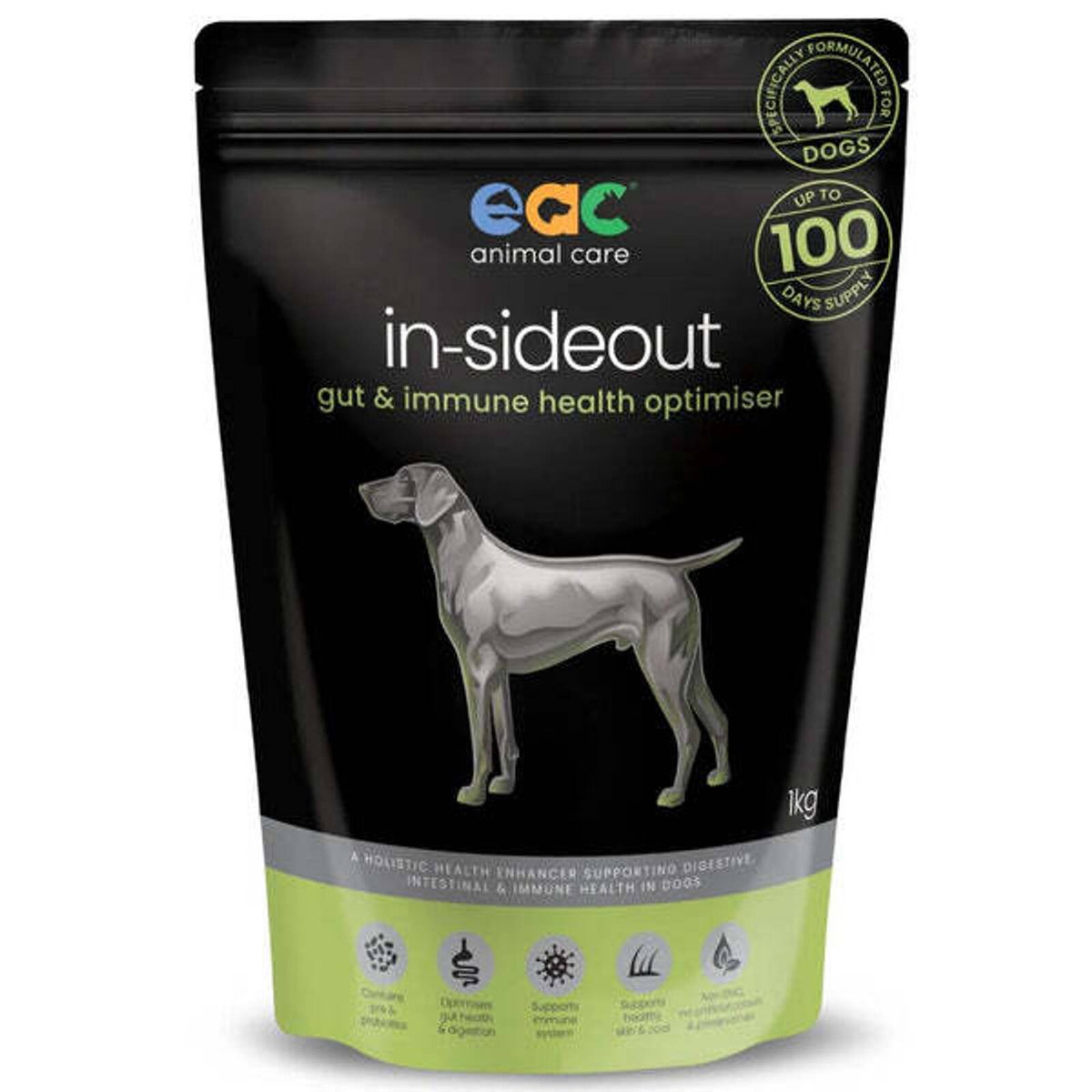 EAC Animal Care In-Sideout Gut & Immune Health Optimiser for Dogs 1kg ...