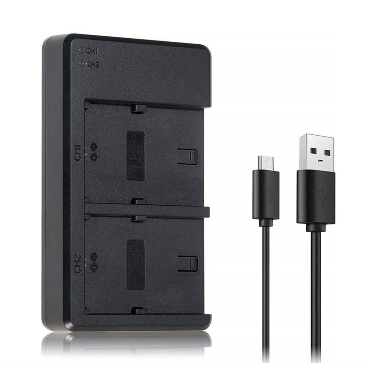 External USB Dual Battery Charger for Nikon EN-EL15 D500 D7000 D750 ...