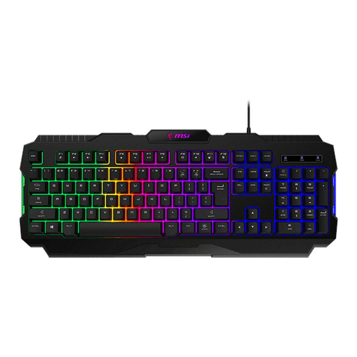 MSI Forge GK100 Membrane Gaming Keyboard - Bunnings Australia