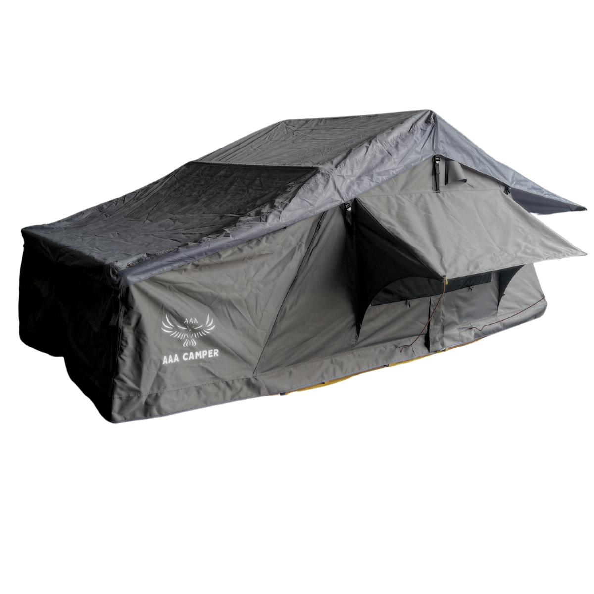 AAA Camper 160x310x130cm Black Soft Shell Roof Top Tent - Bunnings ...