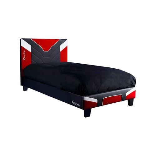 X Rocker Cerberus Junior Double Gaming Bed Frame Compact Style Red ...