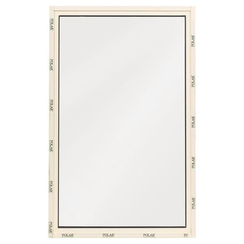 Polar View 600 x 945mm Double Glazed Fixed White Birch Window ...