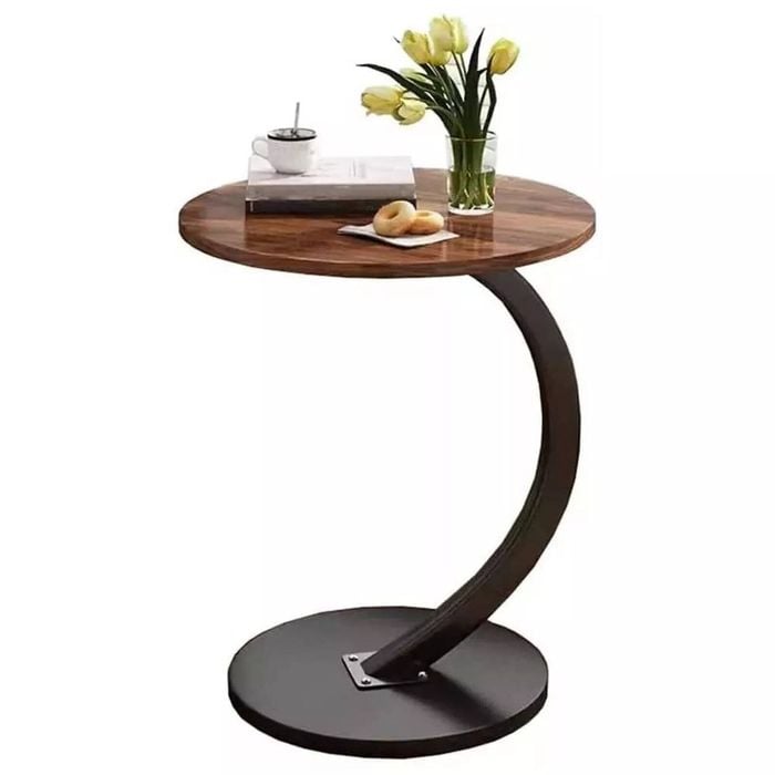 Splendid Living Coffee Table Wood Sofa End Bedside Oval Shape Side ...