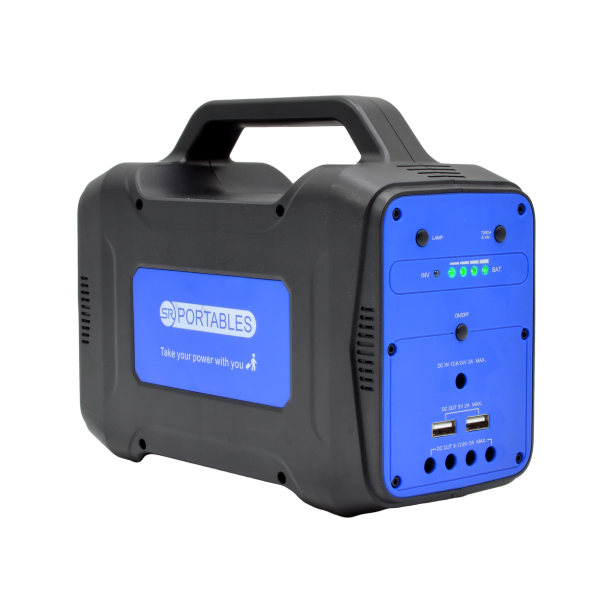 SR Portables Thia 130wh 10ah Portable Lithium Solar Generator Plus 40w ...