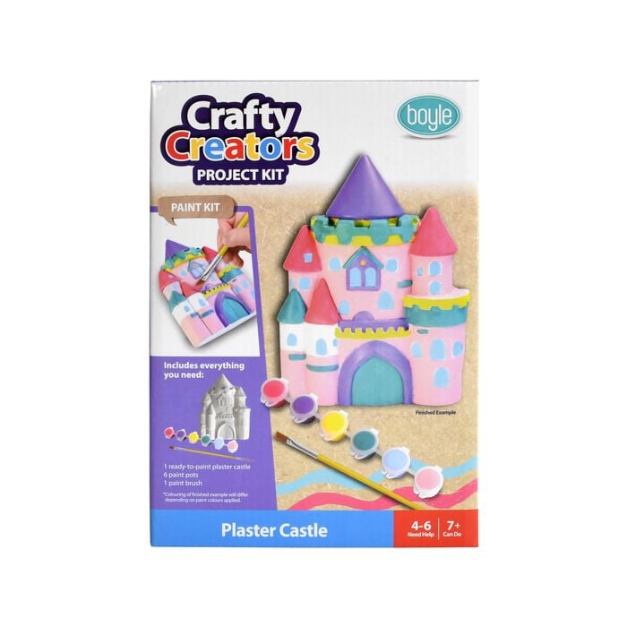 Boyle Crafty Creators Project Kit Plaster Castle - Bunnings Australia