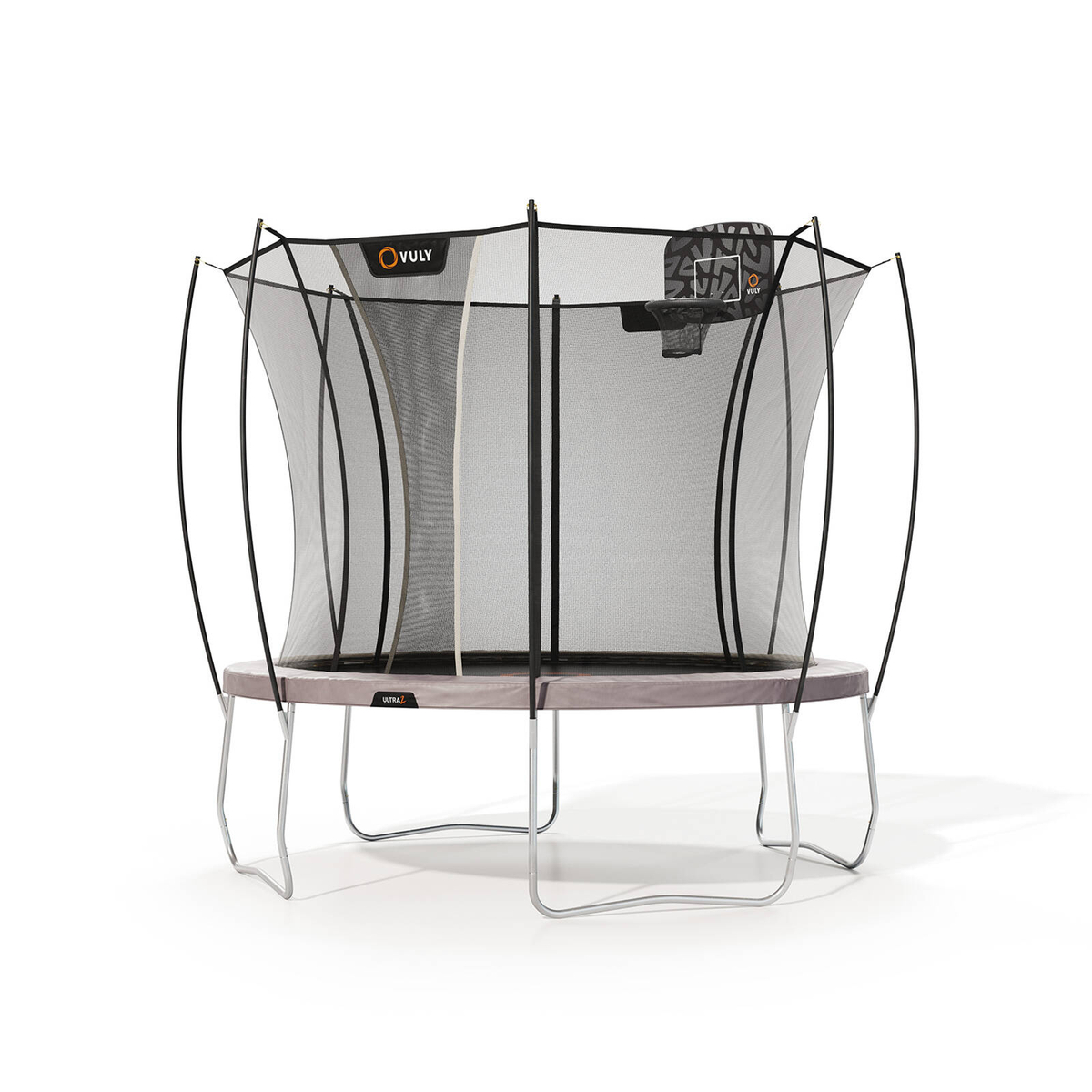 VULY Ultra 2 Medium 11ft Trampoline with Enclosure - Round Kids ...