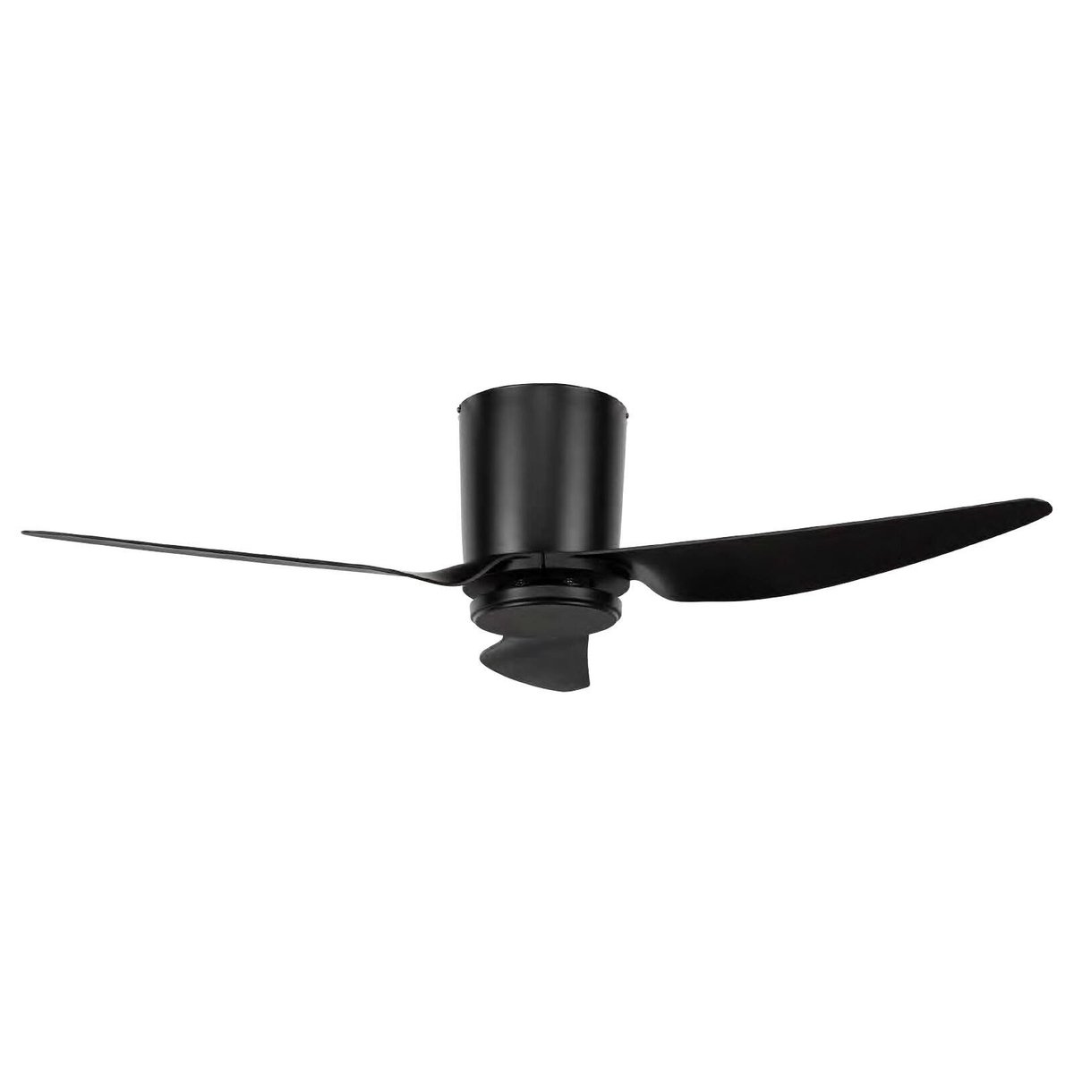 Brilliant 122cm Matt Black Supra AC Low Ceiling Hugger Fan - Bunnings ...
