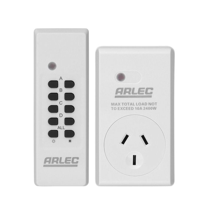 Arlec Remote Controlled Power Outlet - Bunnings New Zealand