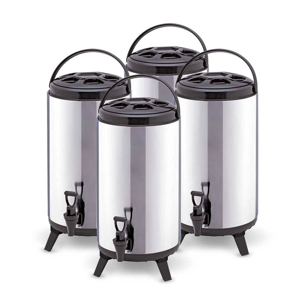 SOGA 4X 10L Portable Insulated Barrel Brew Pot with Dispenser ...