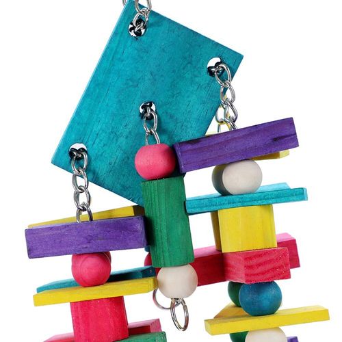 2x Paws & Claws 35x18cm Wood Dangler Parrot Pet/Bird Toy - Bunnings ...