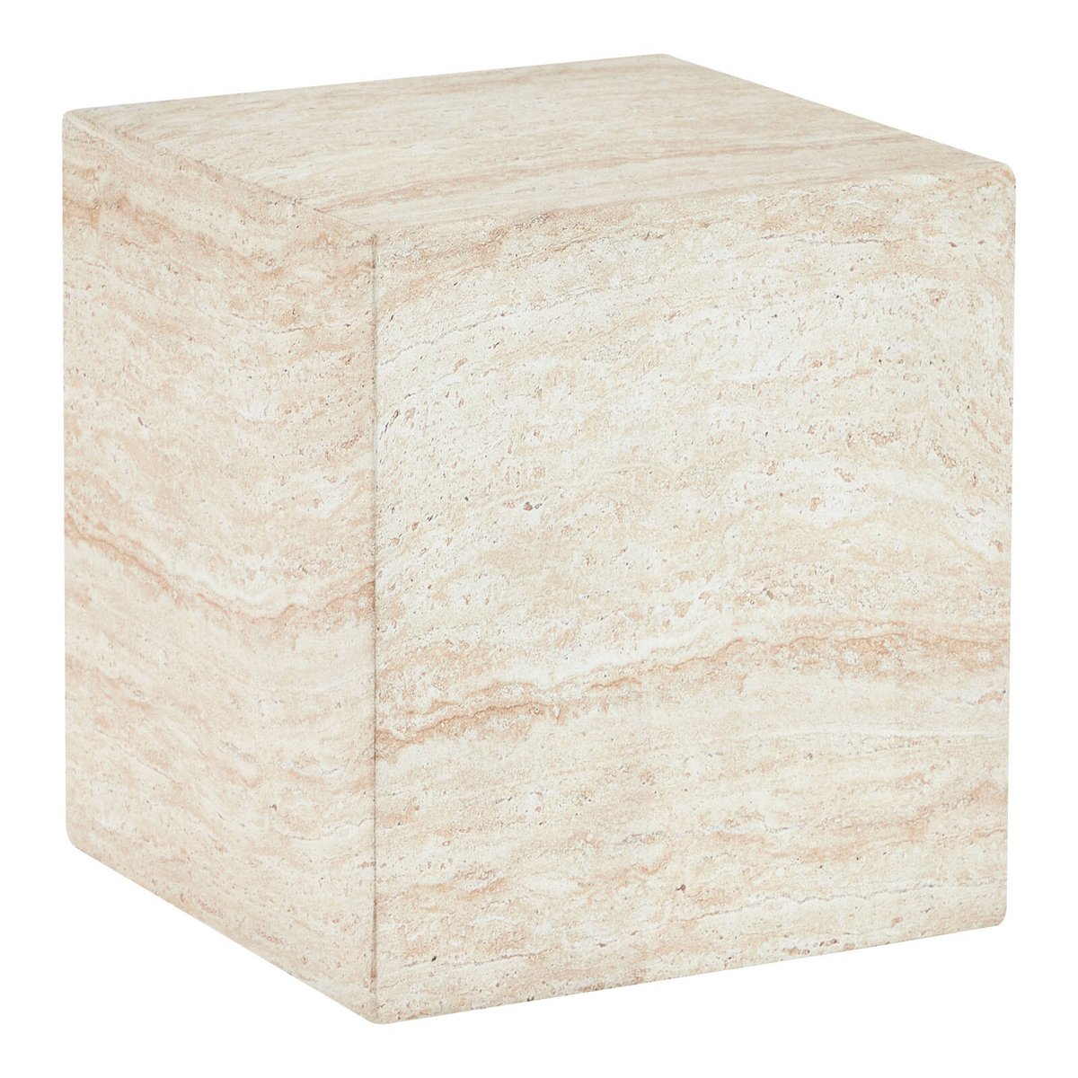 Cooper & Co. Lucia 45cm Travertine Look Side Table - Bunnings Australia