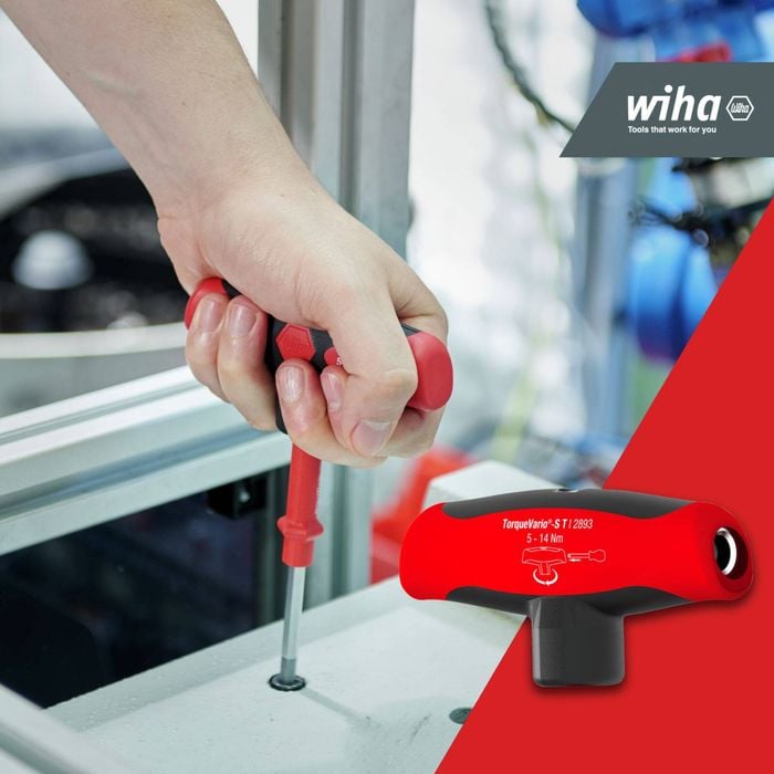 Wiha 12 Piece T-Handle Torque Screwdriver Set TorqueVario-S T 5-14 nm - Bunnings Australia