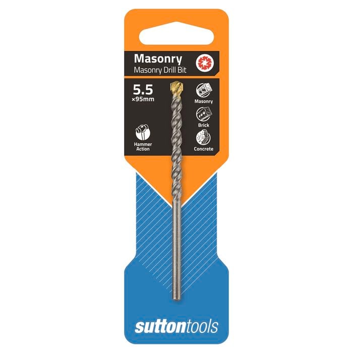 Sutton Tools 5.5 x 85mm SF TCT Masonry Drill Bit Bunnings Australia