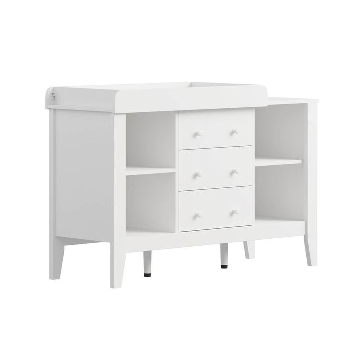 Oikiture Baby Change Table Chest of Drawers Cabinet Nursery Furniture ...