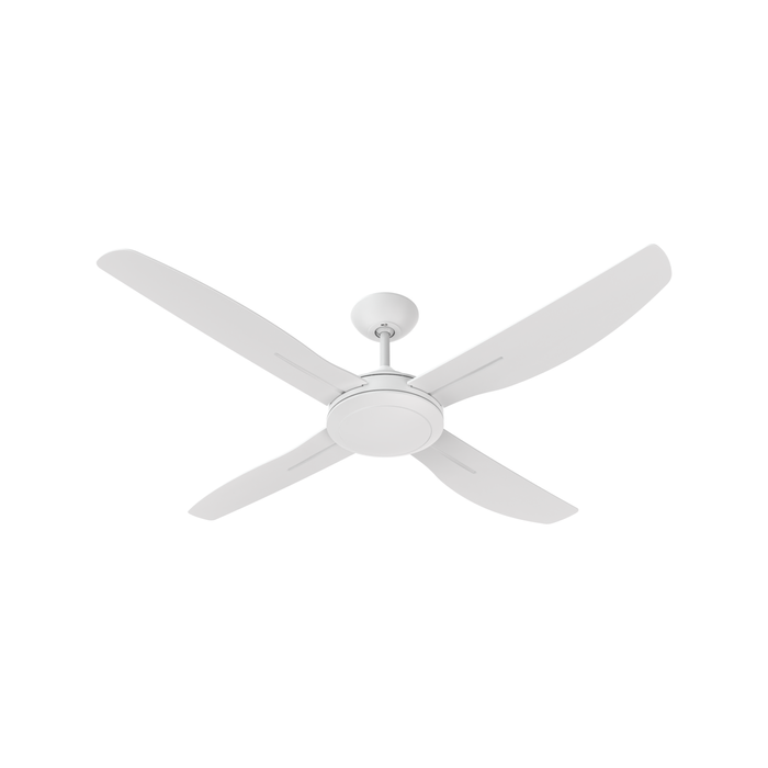 HPM 1320mm White Serene 4 Blade DC Ceiling Fan - Bunnings Australia