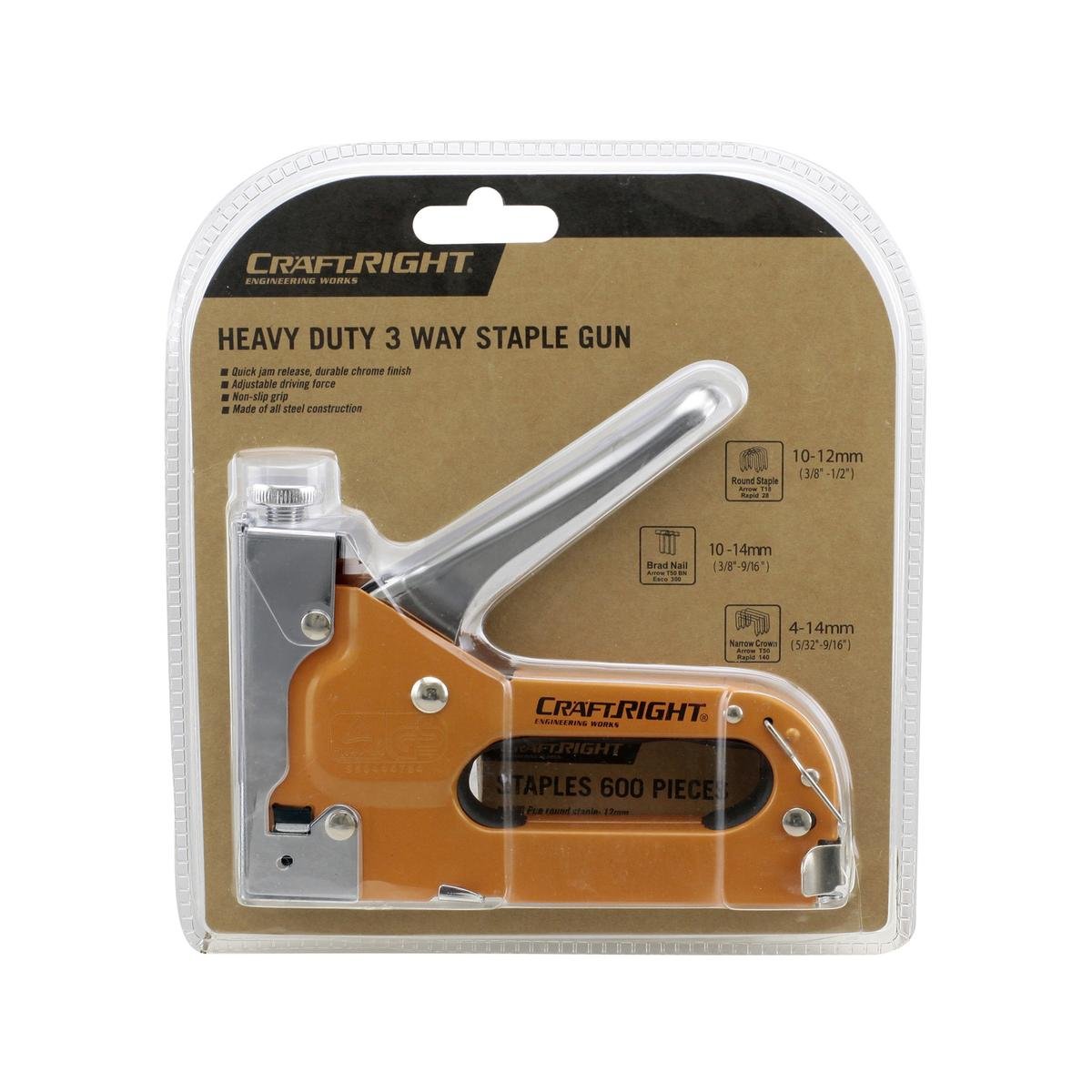 Craftright Heavy Duty 3 In 1 Staple Gun - Bunnings New Zealand