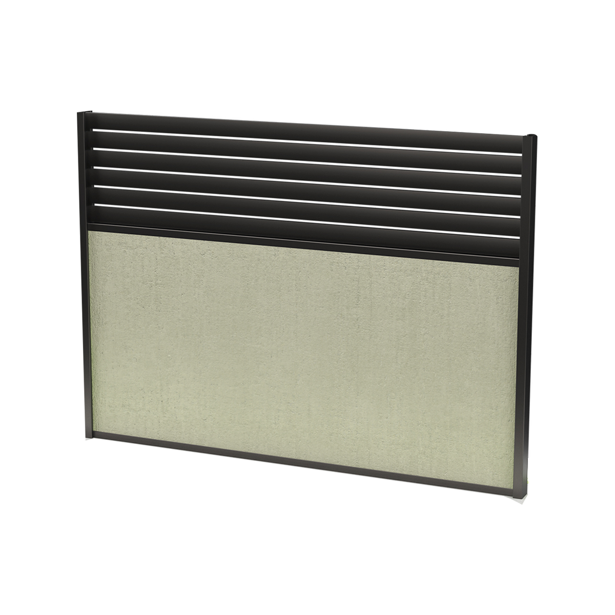 Sector Panel Fencing 1.2/0.3m Styleline Panel 2420mm Wide - 0.6m Flax ...