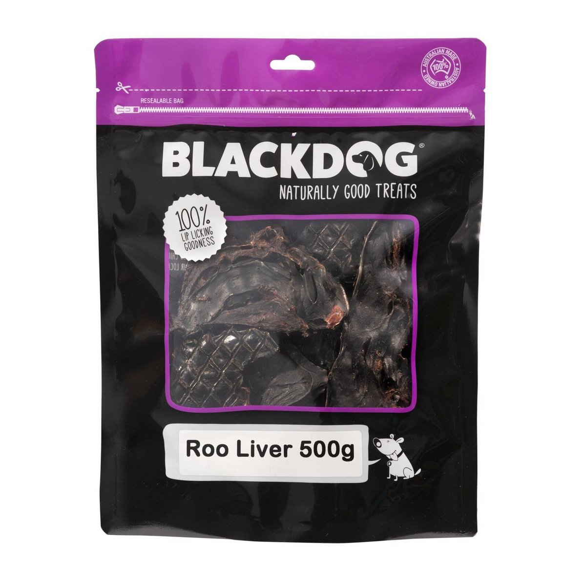 Blackdog Roo Liver Natural Dog Chew Treats 500g - Bunnings Australia