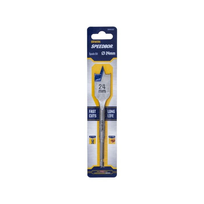 IRWIN 24mm Blue Groove Spade Bit - Bunnings Australia