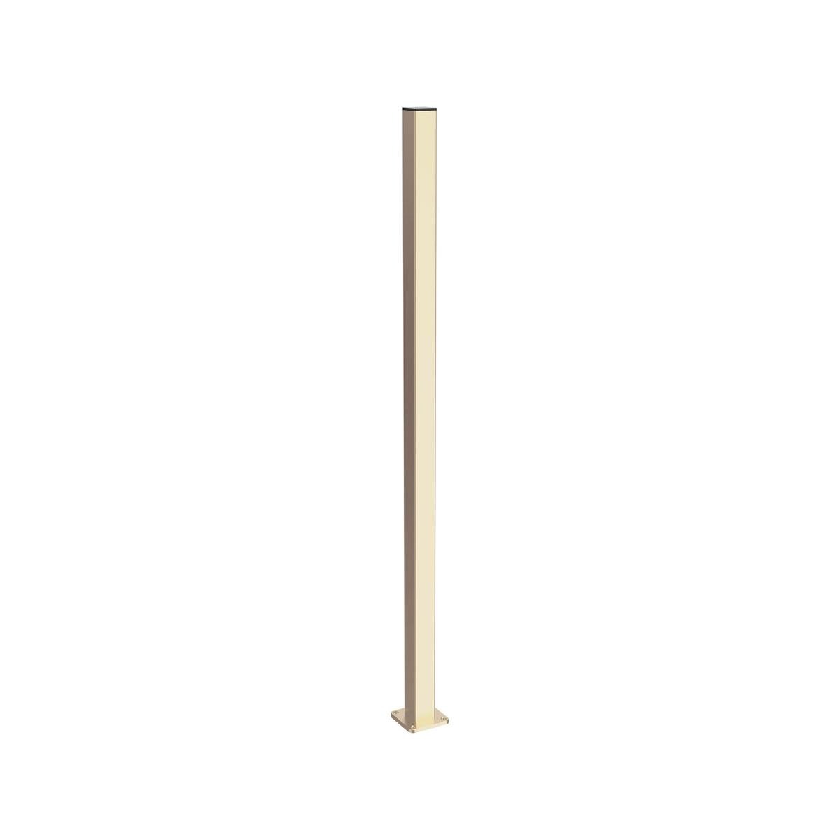 ProtectorAl 50 x 50 x 1300mm Primrose Aluminium Pool And Garden Flanged ...