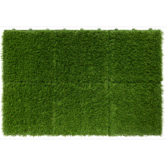 DIY Turf 300 x 300 x 20mm 6 Piece Synthetic Turf Tile - Bunnings Australia