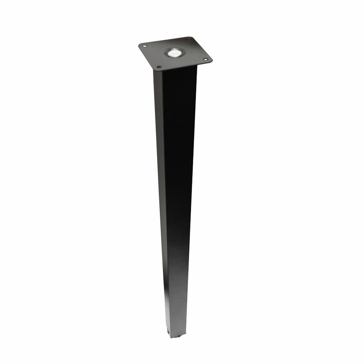 Adoored 40 x 710mm Black Square Adjustable Furniture Leg - Bunnings ...