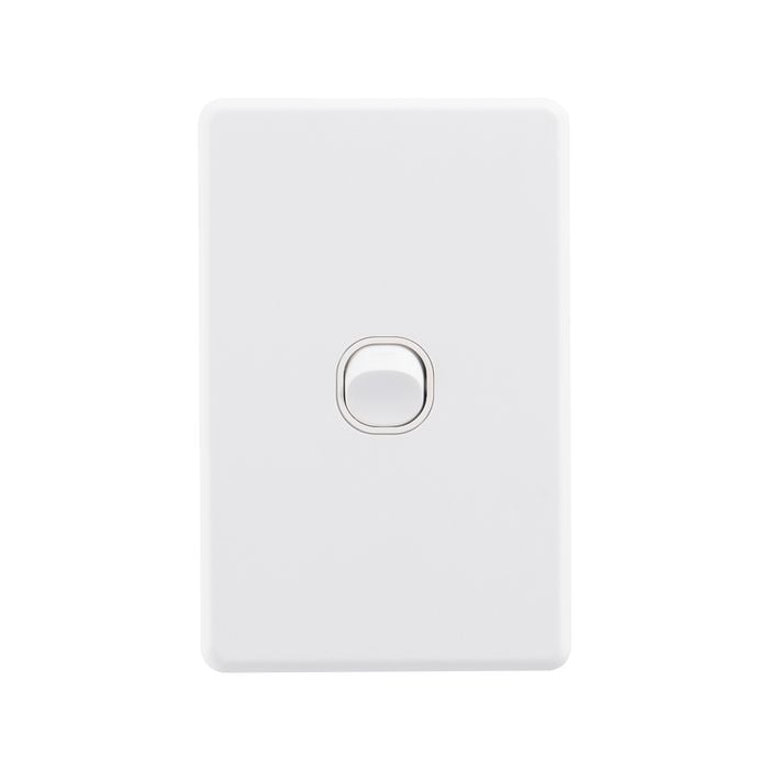 DETA White Matte X6 Single Vertical Switch - Bunnings Australia