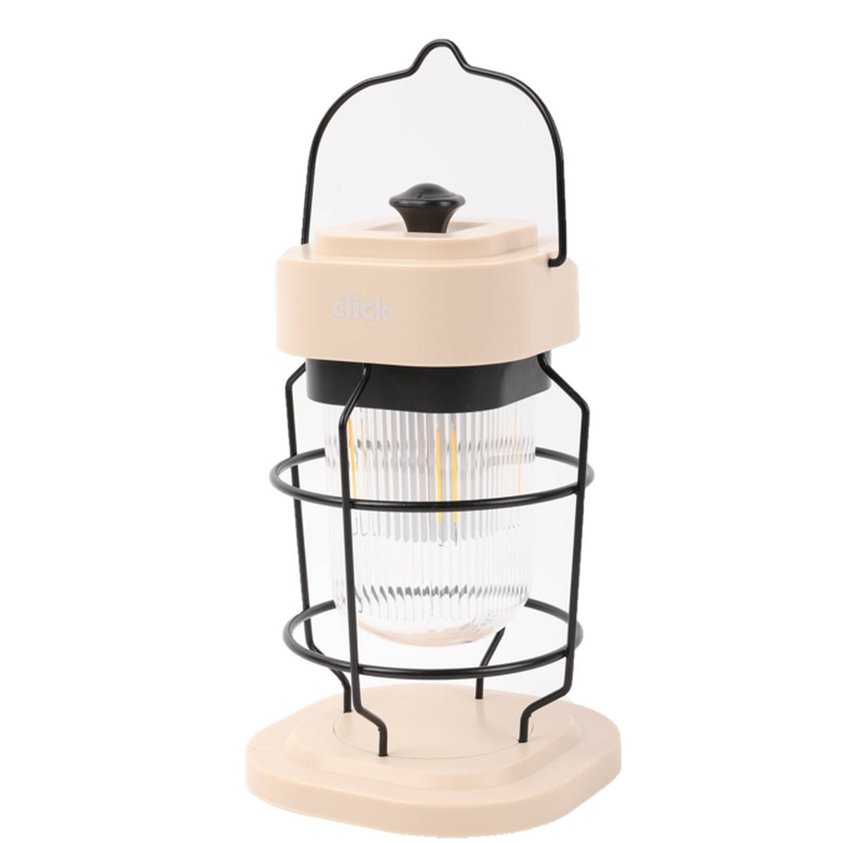 Click 460LM Beige Rechargeable Filament Lantern - Bunnings Australia