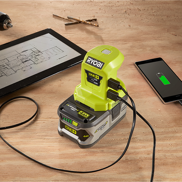 Ryobi 18V ONE+ Compact USB Power Source - Bunnings Australia