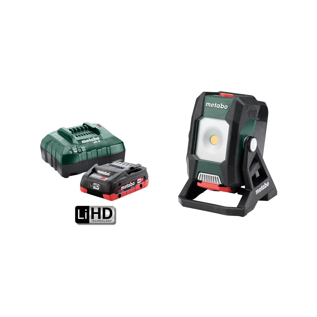 Metabo 18V 2000 Lumen Site Light Kit LED AU60150400 - Bunnings Australia
