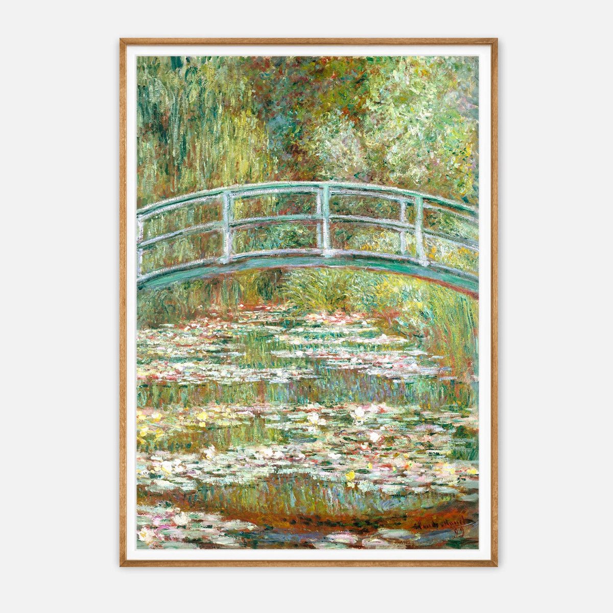 Galrie Monet’s Japanese Bridge Art Print Iconic Impressionist ...