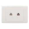 Deta Wallplate Cat-6 Outlet - Double - Bunnings New Zealand
