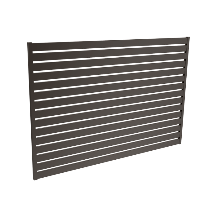 ProtectorAl 1800 x 1200mm Black Aluminium Slat Screen Kit - Bunnings ...