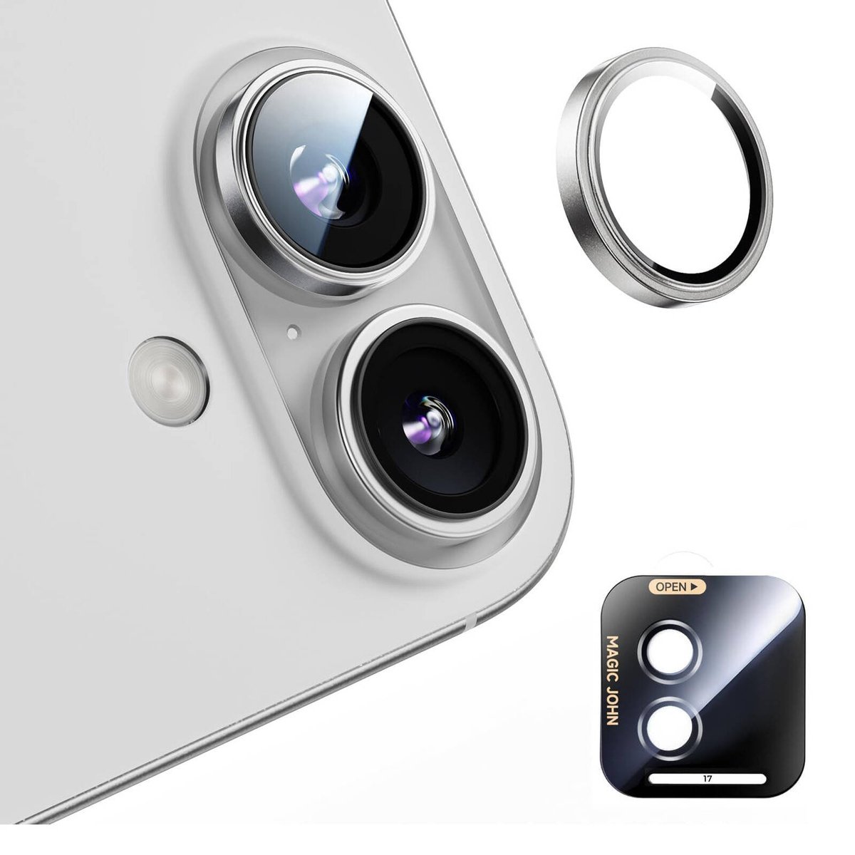 Metal Camera Lens Glass Individual Eagle Protector Cover - For Apple ...