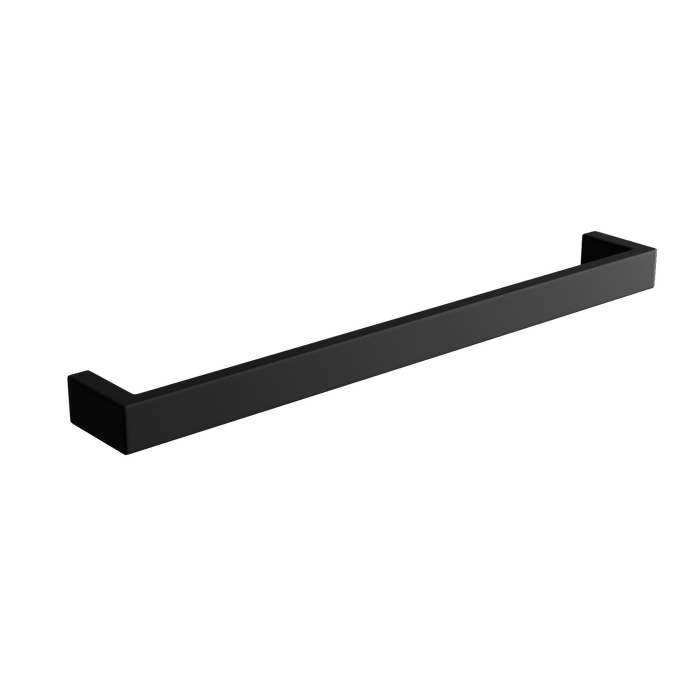 Hotwire 600mm Gun Metal Single Horizontal Square Heated Towel Rail ...