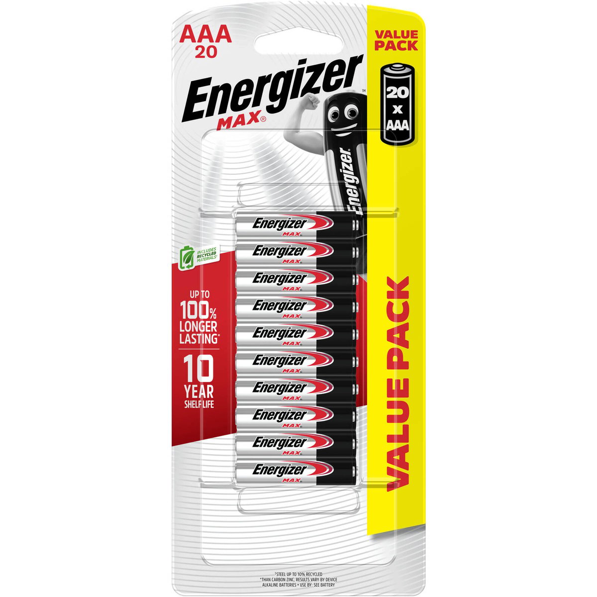 Energizer Max AAA Batteries - 20 Pack - Bunnings Australia