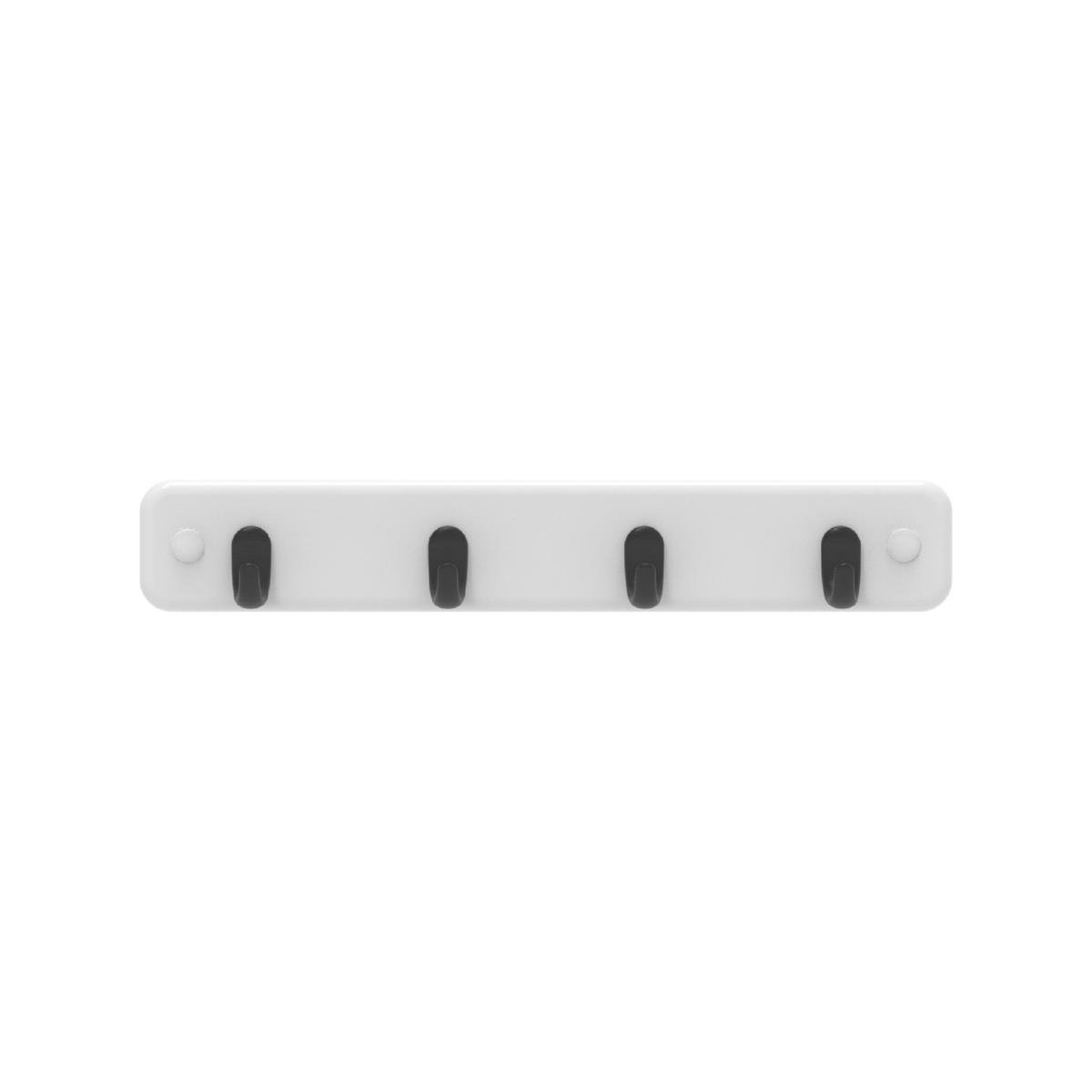 Mode 4 Black Hooks On White Board Key Rack - Bunnings New Zealand