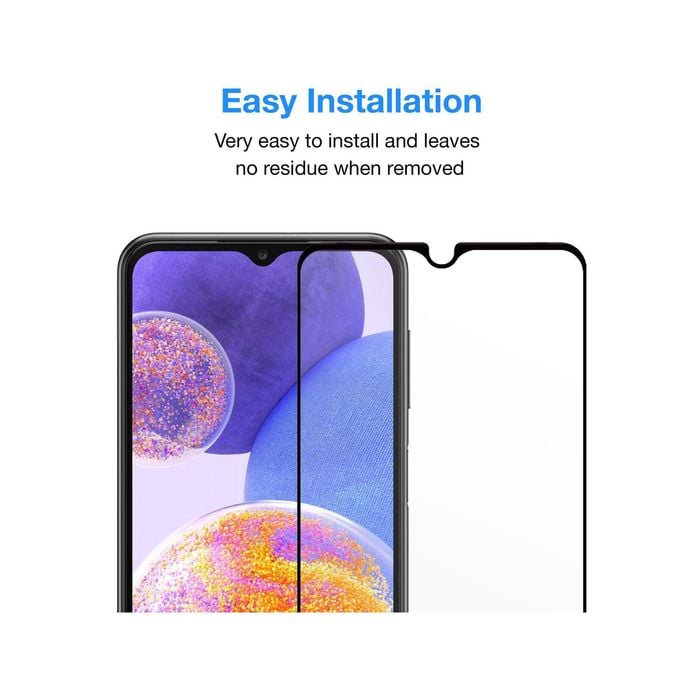 2 Pack MEZON Samsung Galaxy A23 Full Cover Tempered Glass Screen ...